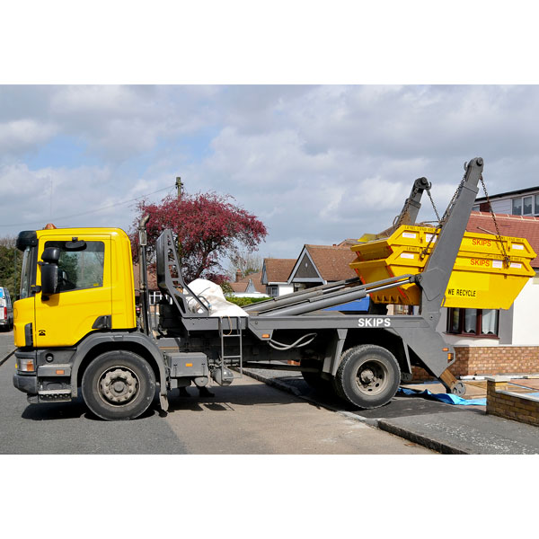 Construction: Waste Skip or Bin Truck