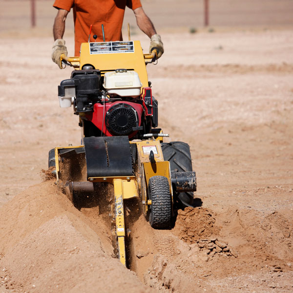 Construction: Trencher (Pedestrian type)