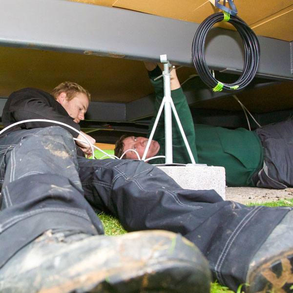 Construction: Underfloor Work Spaces