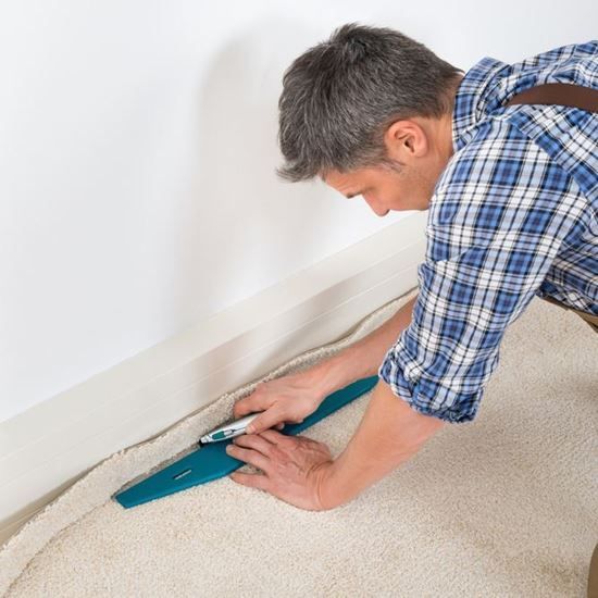 Construction: Carpet Laying (Traditional Method)